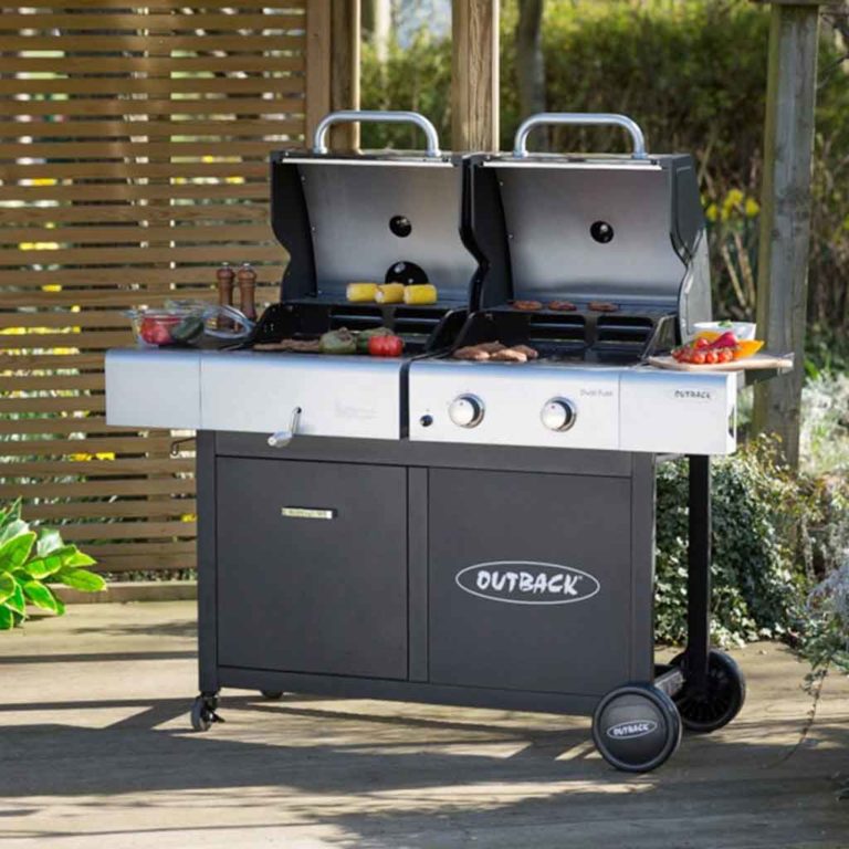 Outback Dual Fuel 2 Gas & Charcoal BBQ - X-BBQ Grill Vietnam
