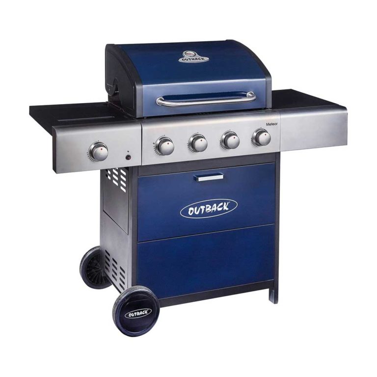 OUTBACK Blue Meteor 4 Burner Gas with adaptor - X-BBQ Grill Vietnam