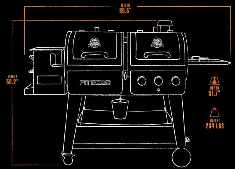 Pit Boss Navigator 1230 Pellet Gas Combo Grill Smoker Kits - X-BBQ ...