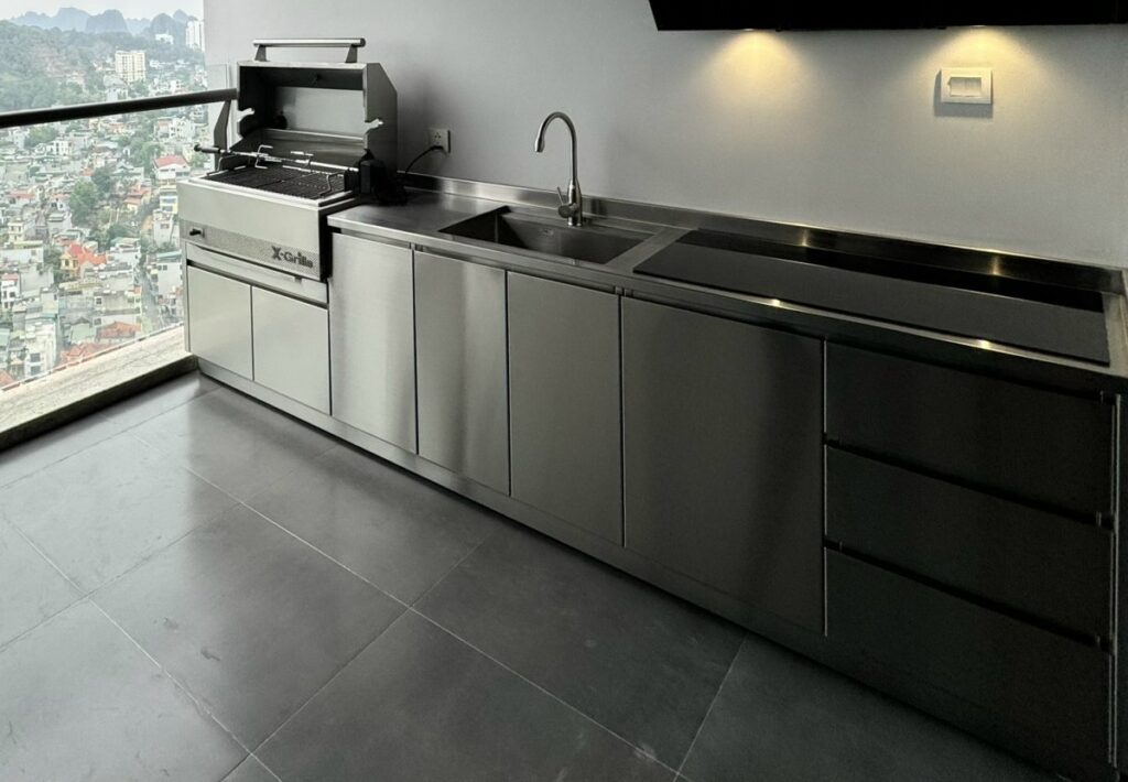 X-GRILL BBQ STATION ARCHL2400 Charcoal BBQ Grill - X-BBQ Grill Vietnam