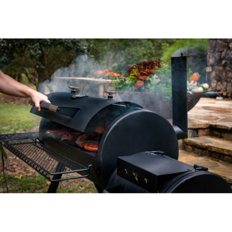 Lò nướng than xông khói Oklahoma Joe's Reverse Flow offset smoker(Texas ...