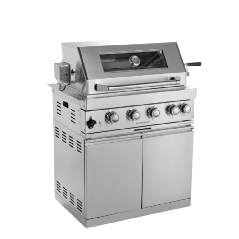 Gusto 4-burner built-in gas grill cart
