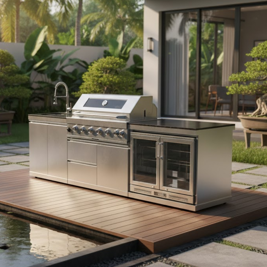 Gusto Elite Plus outdoor BBQ kitchen island